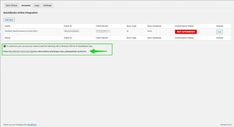 QuickBooks - How do I get Client ID and Client Secret - BizSwoop